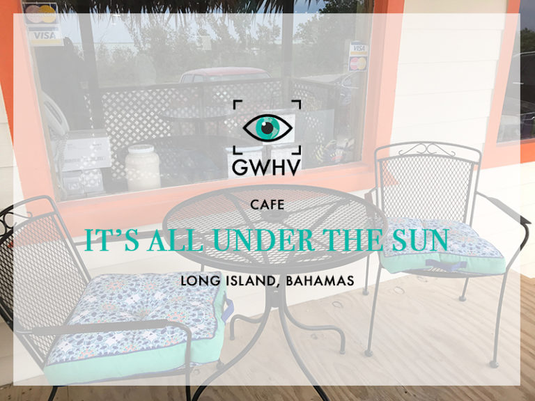 It's All Under The Sun Cafe, Long Island, Bahamas - Girl With Her Views